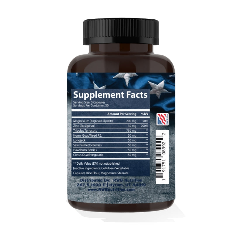 Testosterone Boost | Men’s Performance Support | RWB Nutrition
